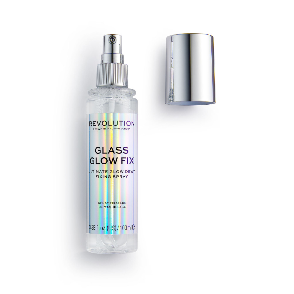 Revolution Glass Glow Fix Dewy Fixing Spray - PINK PANDA