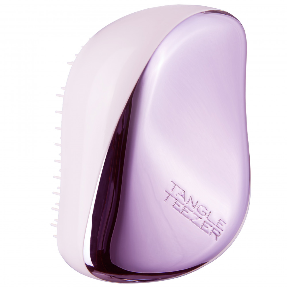Tangle Teezer The Compact Styler Hair Brush - Lilac Chrome - PINK PANDA