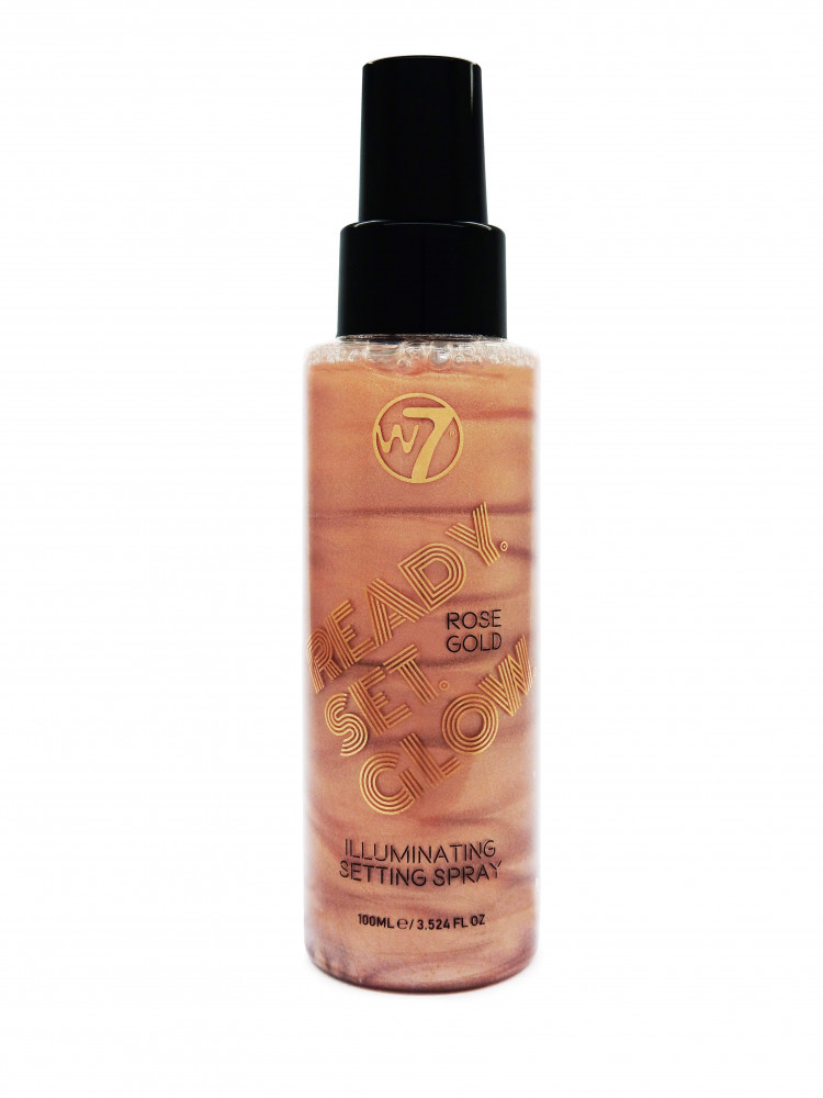 W7 Cosmetics Ready/Set/Glow Iluminating Setting Spray - PINK PANDA