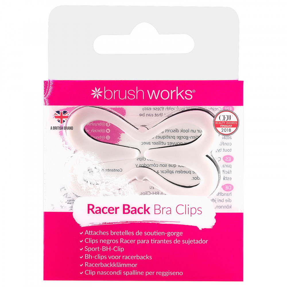Brushworks spony na podprsenku Racer Back Bra Clips (6pcs) - PinkPanda.cz
