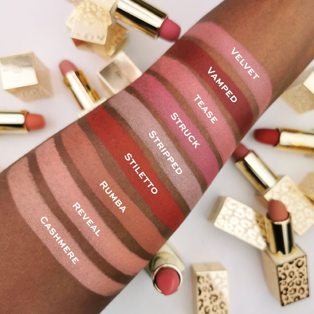 Revolution Pro New Neutral Satin Matte Lipstick - Vamped - PINK PANDA