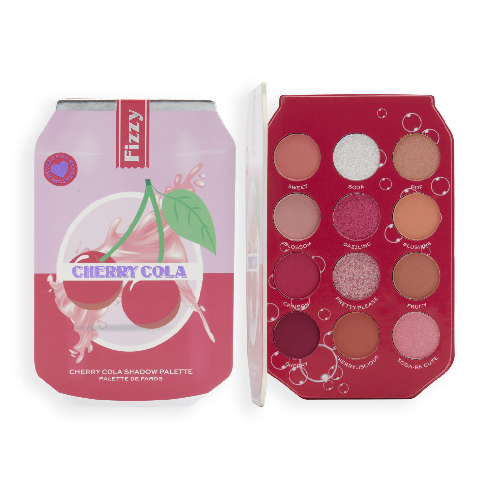 I Heart Revolution Cherry Cola Shadow Palette - PINK PANDA