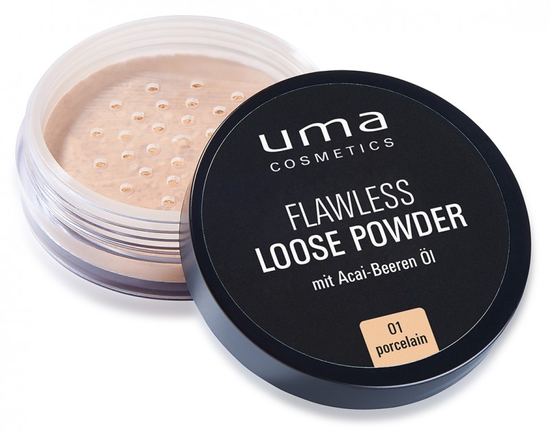 Uma Cosmetics Finishing loser Puder - Flawless Loose Powder - Porcelain ...